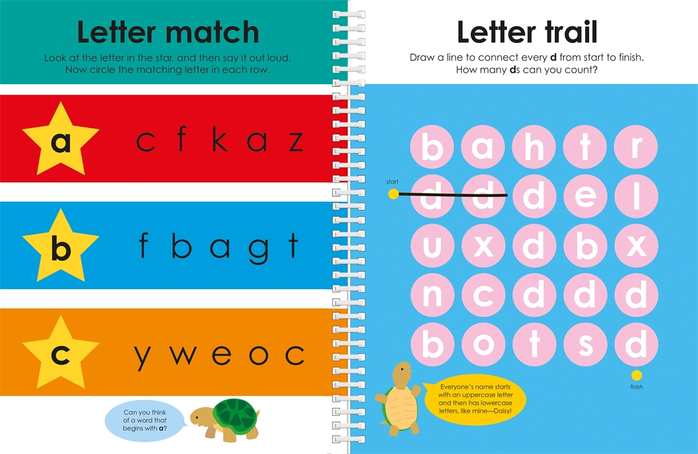 Wipe Clean Workbook: Lowercase Alphabet (enclosed spiral binding)