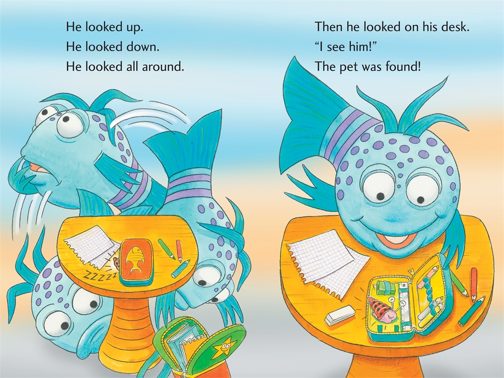 You Can Find the Class Pet, Pout-Pout Fish!