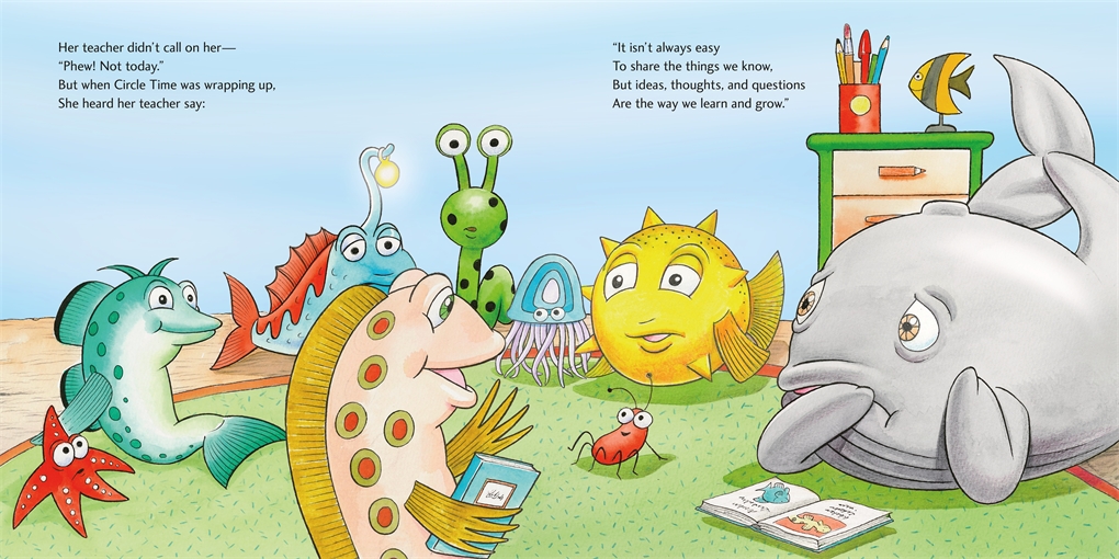 The Worry-Worry Whale and the Classroom Jitters