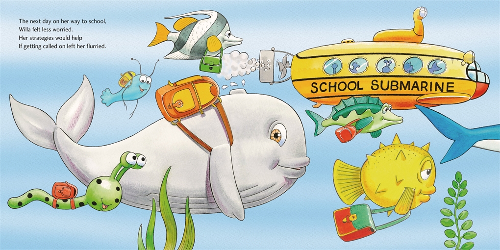 The Worry-Worry Whale and the Classroom Jitters