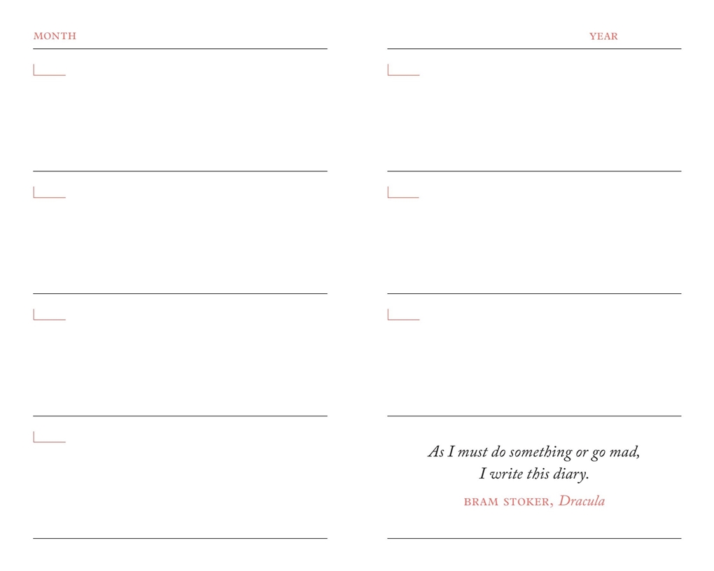 Macmillan Collector's Library Weekly Planner