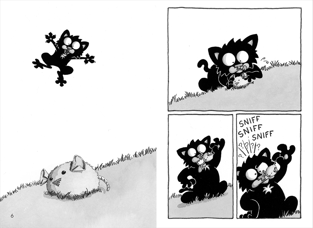 Bad Kitty: Kitten Trouble (classic black-and-white edition)