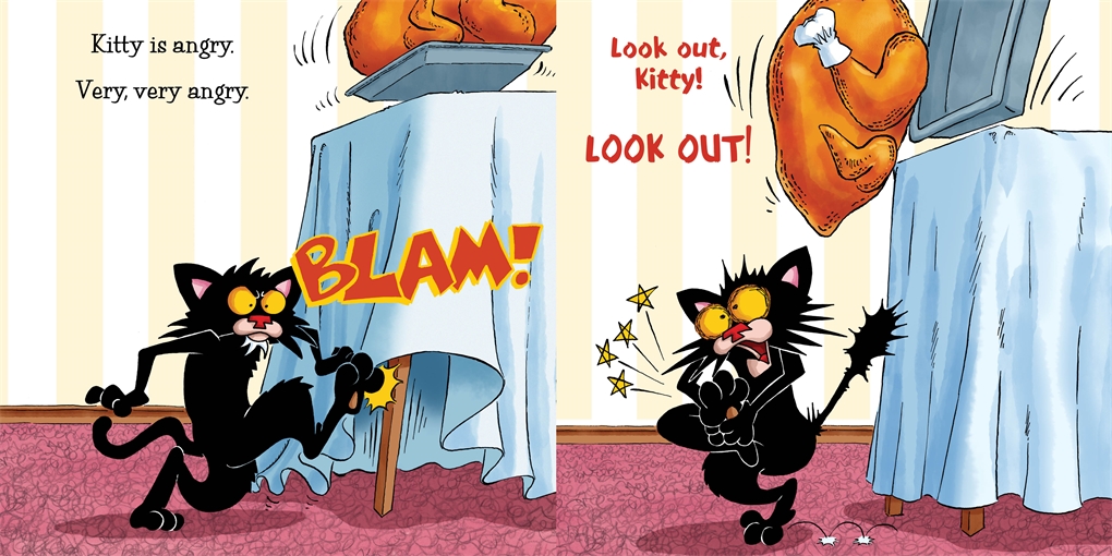 Bad Kitty Does Not Like Thanksgiving