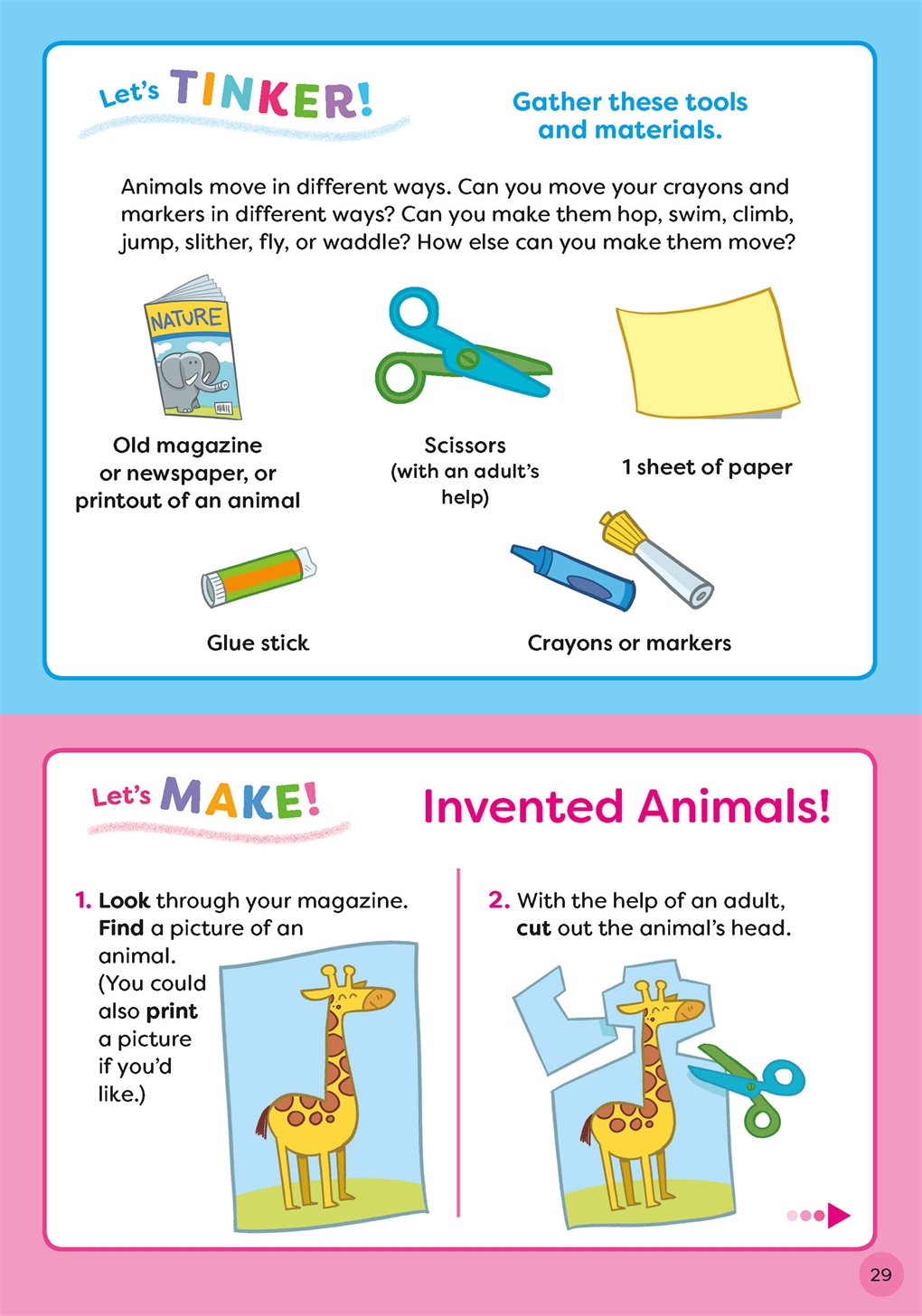 TinkerActive Early Skills Science Workbook Ages 3+