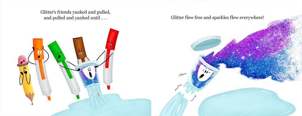 When Glitter Met Glue