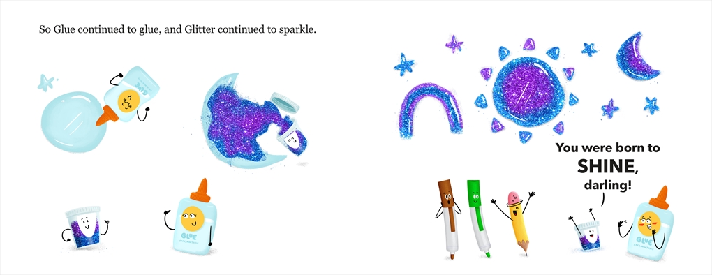 When Glitter Met Glue