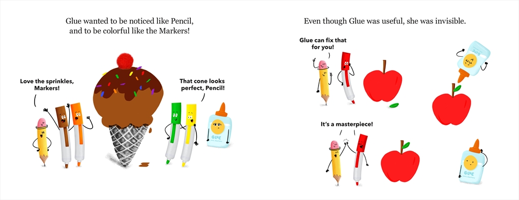 When Glitter Met Glue