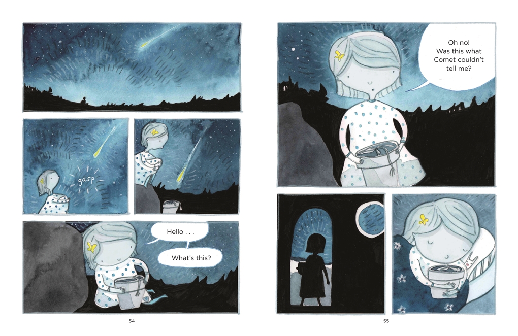 Haylee and Comet: A Tale of Cosmic Friendship