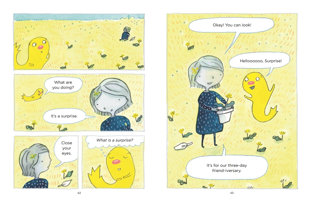 Haylee and Comet: A Tale of Cosmic Friendship