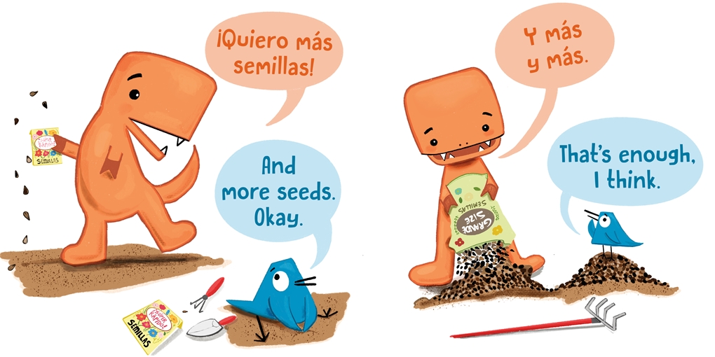 Lolo and Birdie: I Want More! / ¡Quiero Más! (Spanish bilingual)