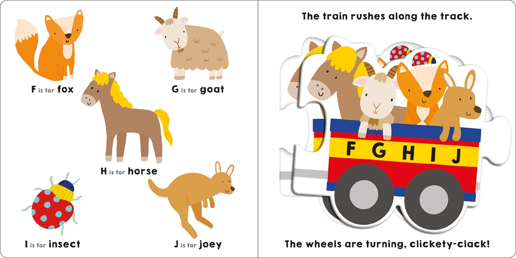 Puzzle and Play: Alphabet Train
