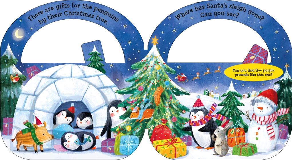 Carry-Along Tab Book: Santa's Sleigh