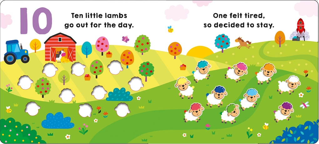 Ten Little Lambs (Little Squishies)