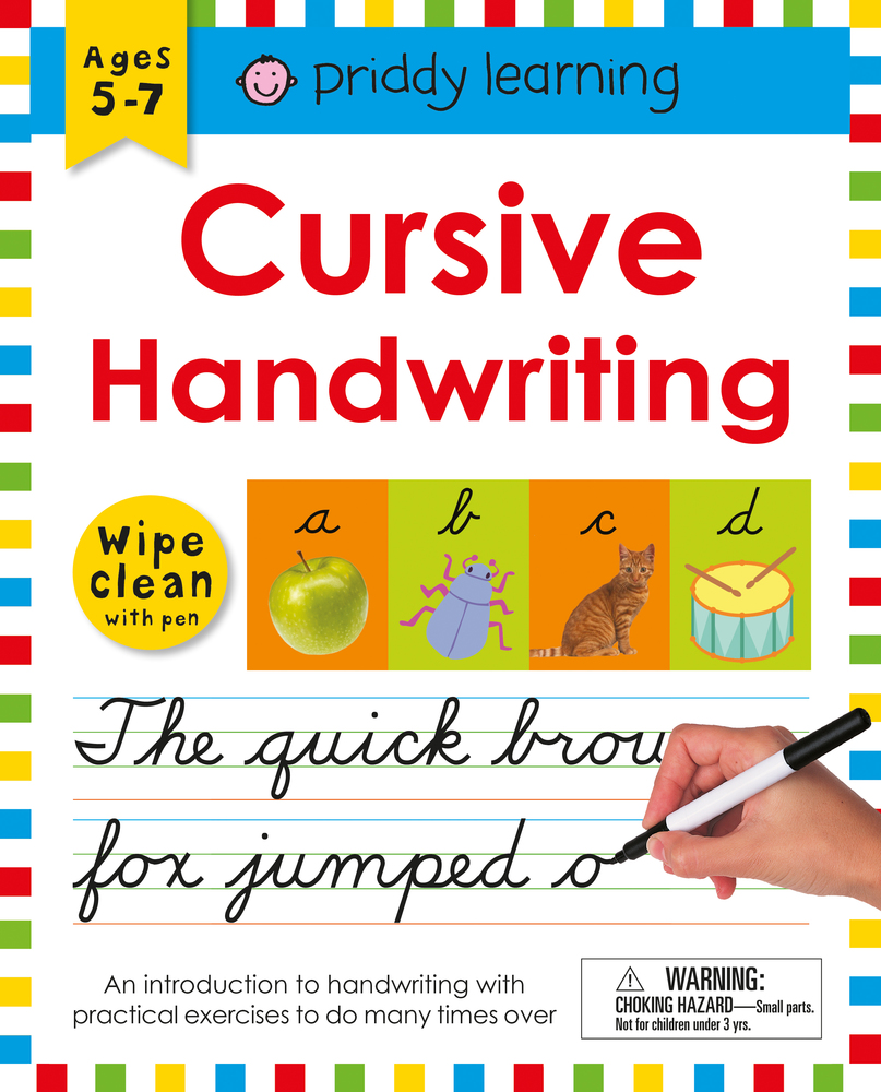Wipe Clean Workbook Cursive Handwriting Priddy Books